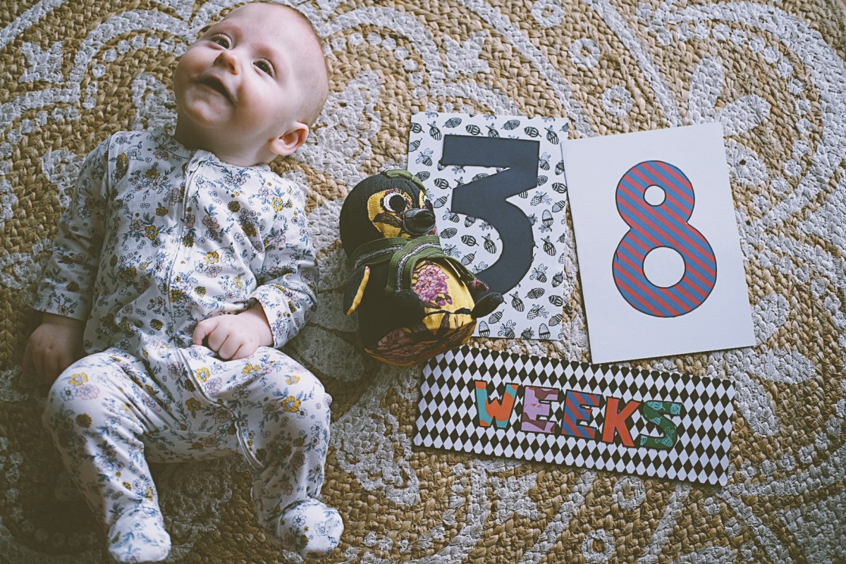 38 Weeks: Mushed Banana Giggles – Eloise The Tiny Fighter